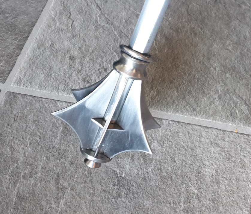 flanged battle mace – mace – mallet – strijdknots met 6 scherpe flensen ...