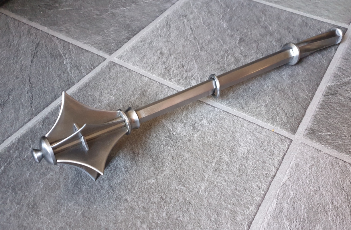 flanged battle mace – mace – mallet – strijdknots met 6 scherpe flensen ...
